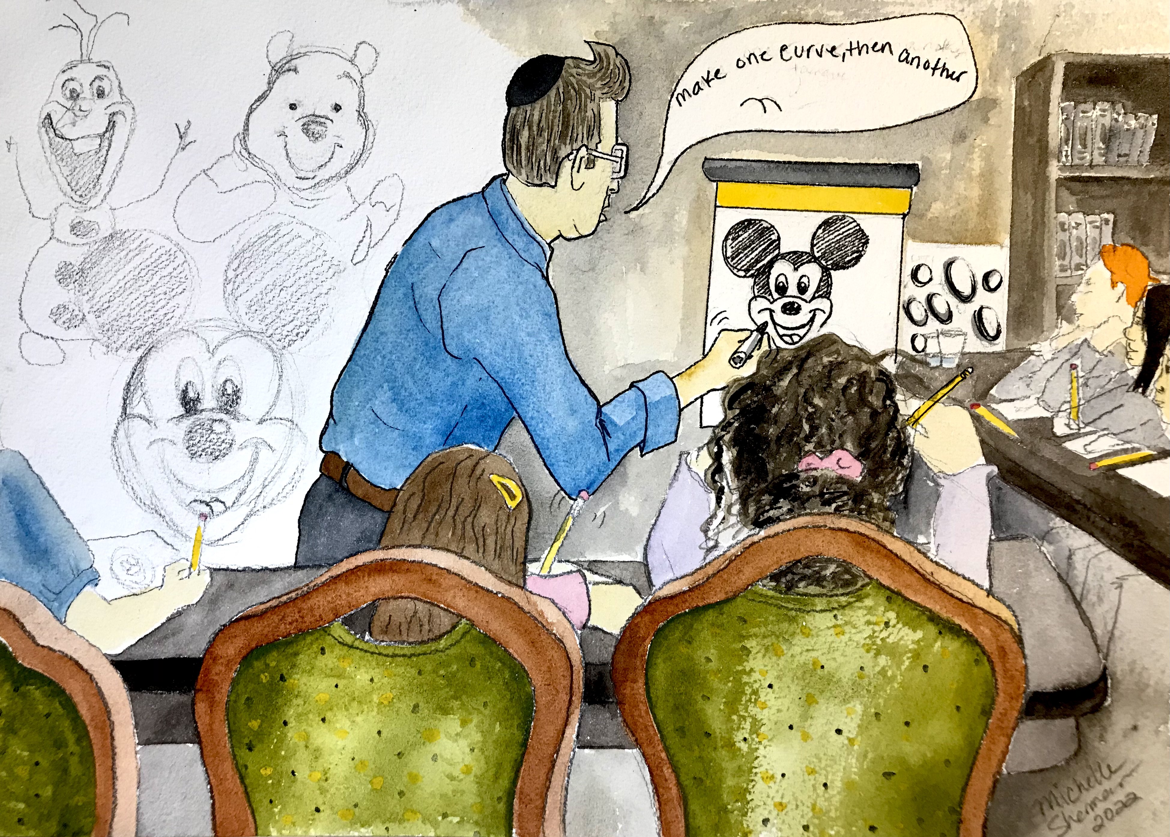Live Illustration – Michelle Sherman Art